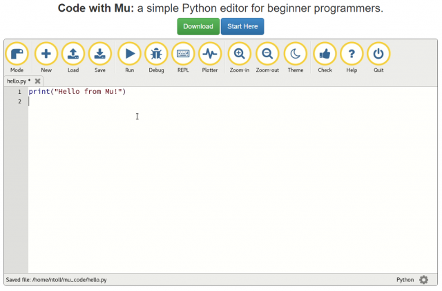 Cómo instalar Mu Editor - ELTECH S.R.L.